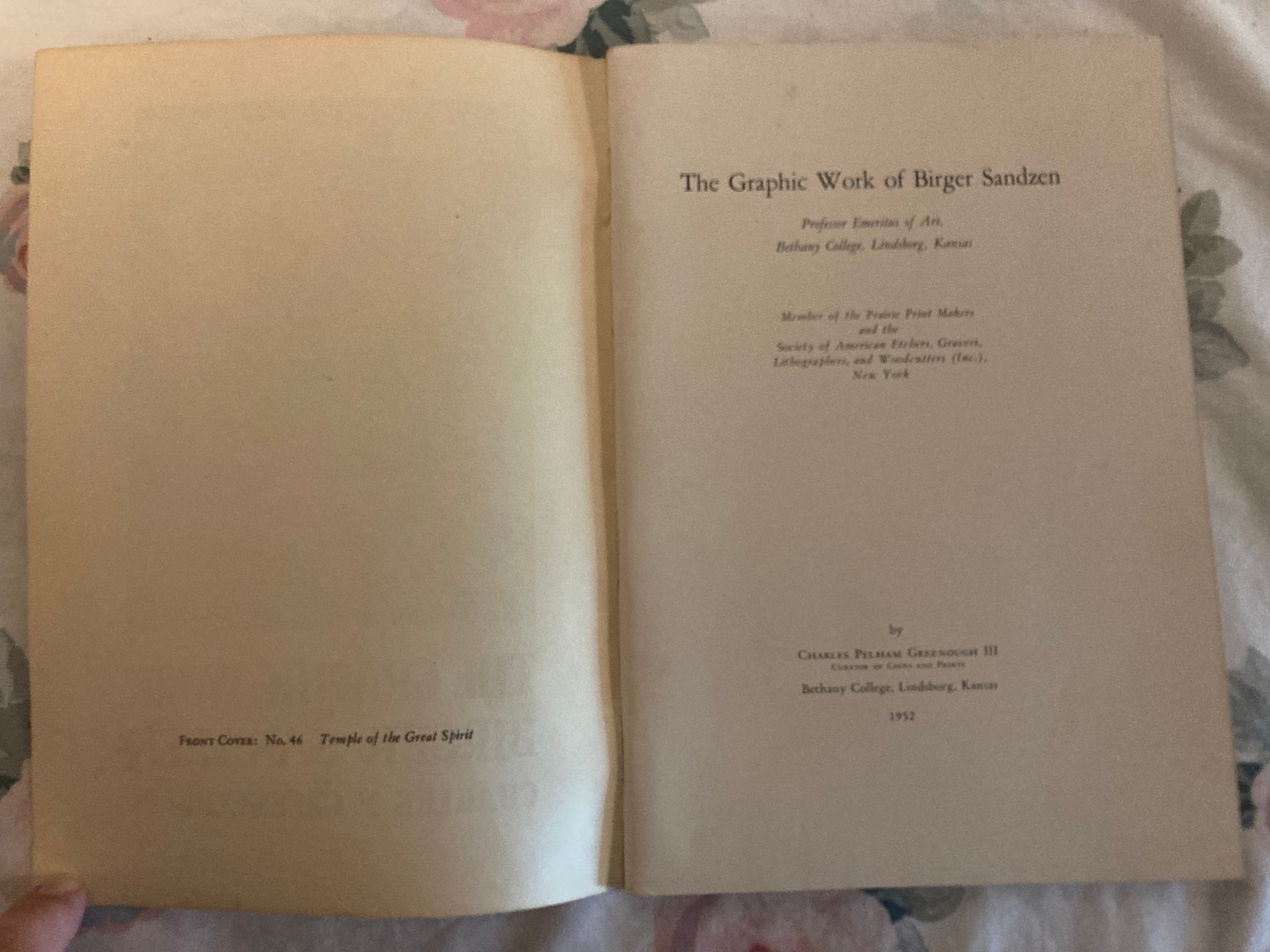 The Graphic Works of Birger Sandzen 1952 First Edition. by - Etsy