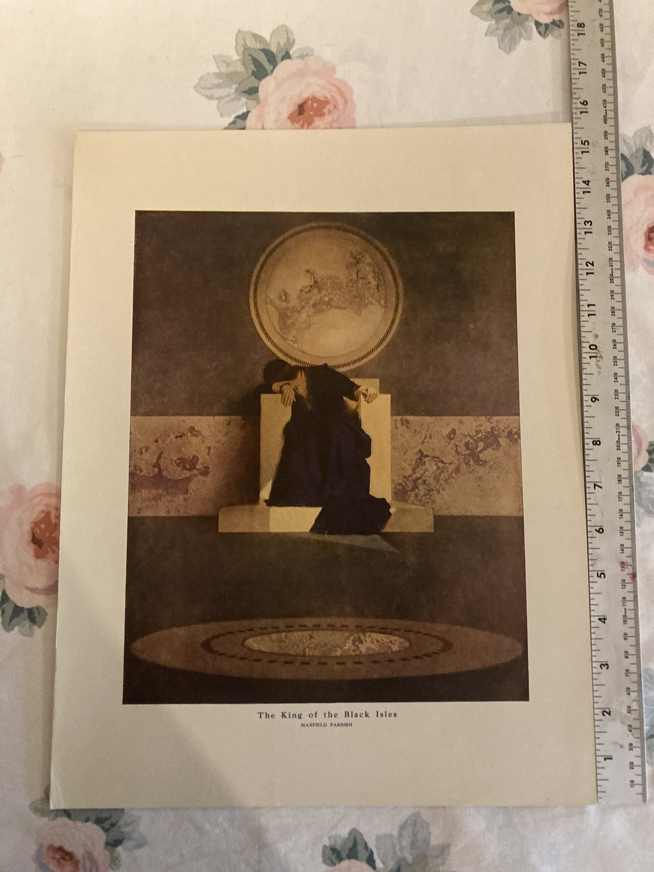 Rare Original 1914 Lithograph Maxfield Parrish's "the King of the Black ...