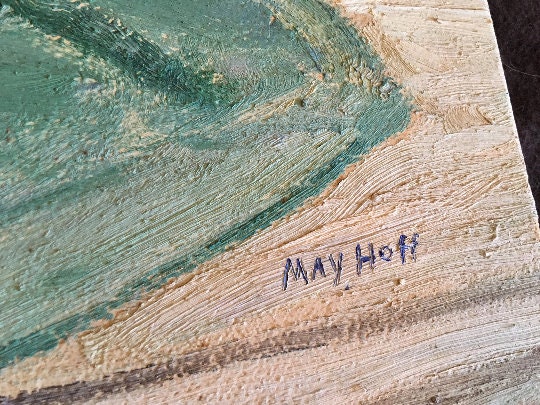 Birger Sandzen Student May Hoff Original Oil Painting Unique - Etsy