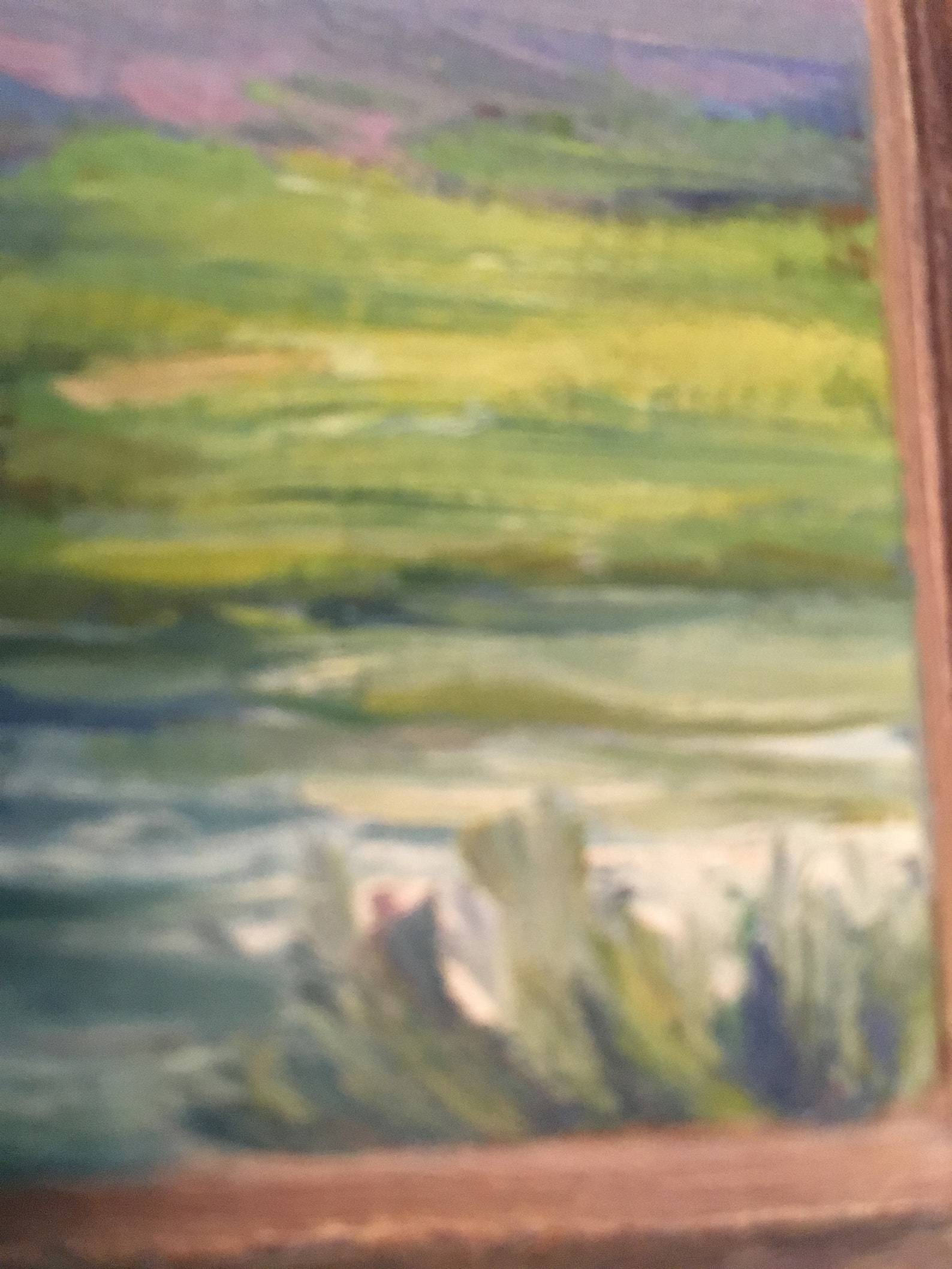 Signe Larson Oil on Board Painting of Tree by Pond Famed - Etsy