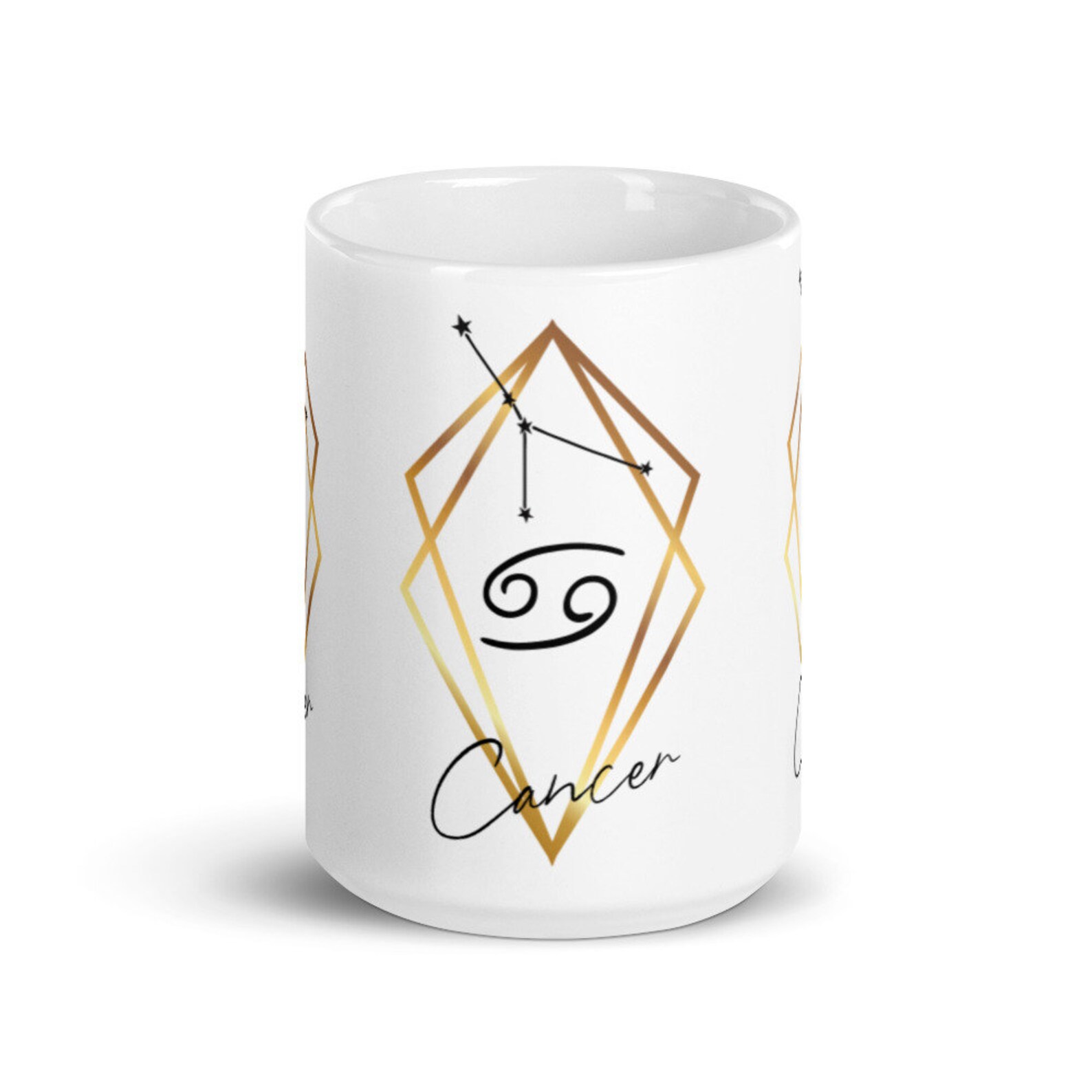 Cancer Zodiac Sign Mug Water Sign White Ceramic Mug Gift - Etsy