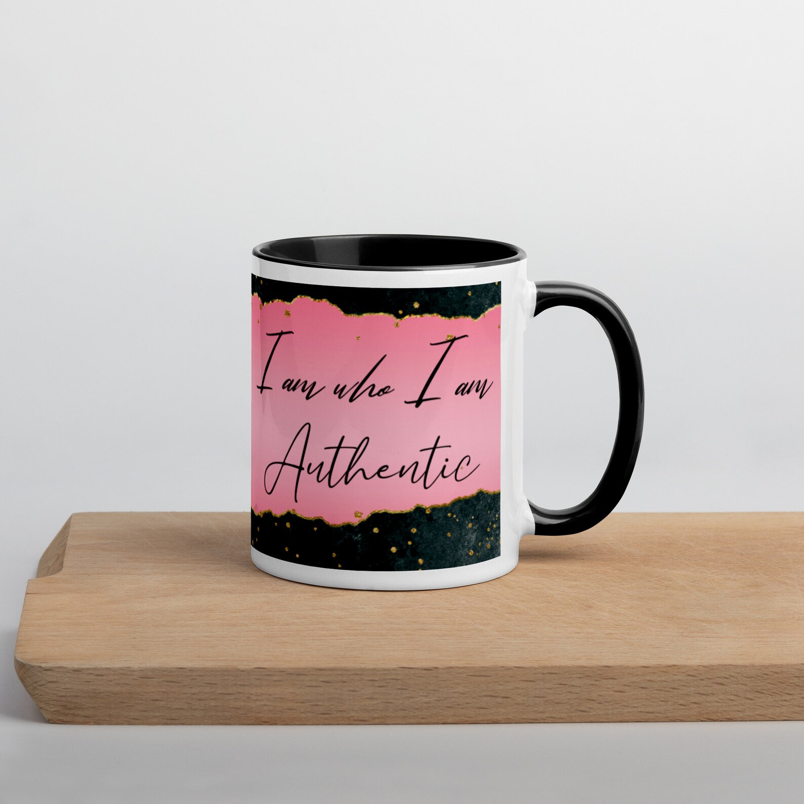 Affirmation Mug I Am Who I Am Authentic Gift Mug Classy Afro - Etsy