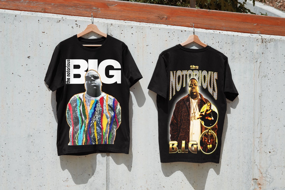 Streetwear Hip Hop Rap Tee Vintage Style Biggie Rap the - Etsy