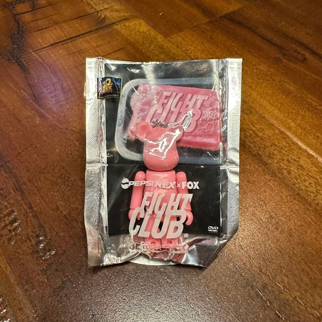 Bearbrick Pepsi Fox Fight Club 11 NEW 70% Medicom Toys Vinyl Figure ...