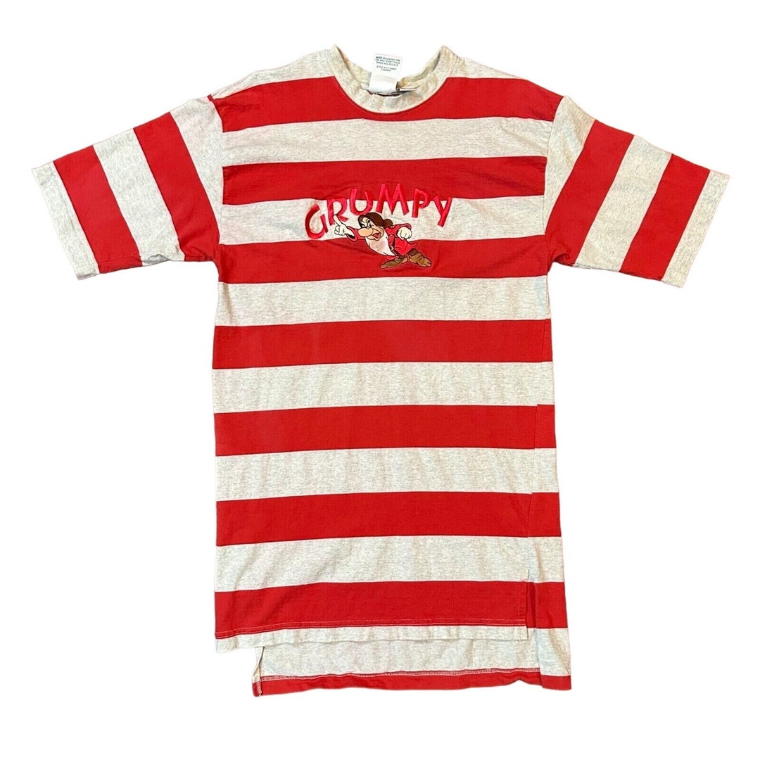 Vintage Disney 80s 90s Snow White and the Seven Dwarfs Grumpy T-shirt ...