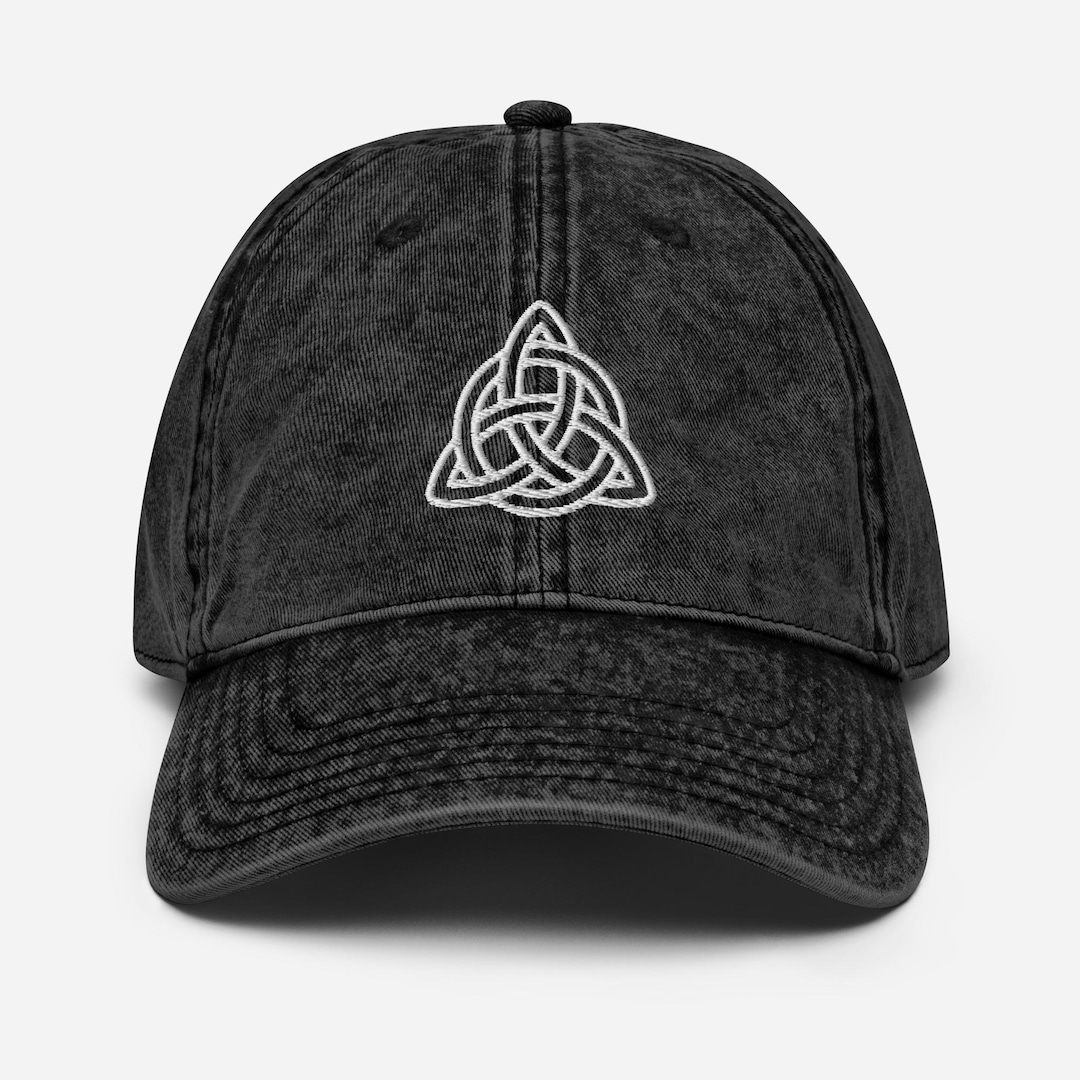 Celtic Trinity Knot Embroidered Hat | Celtic Irish Hat - Etsy