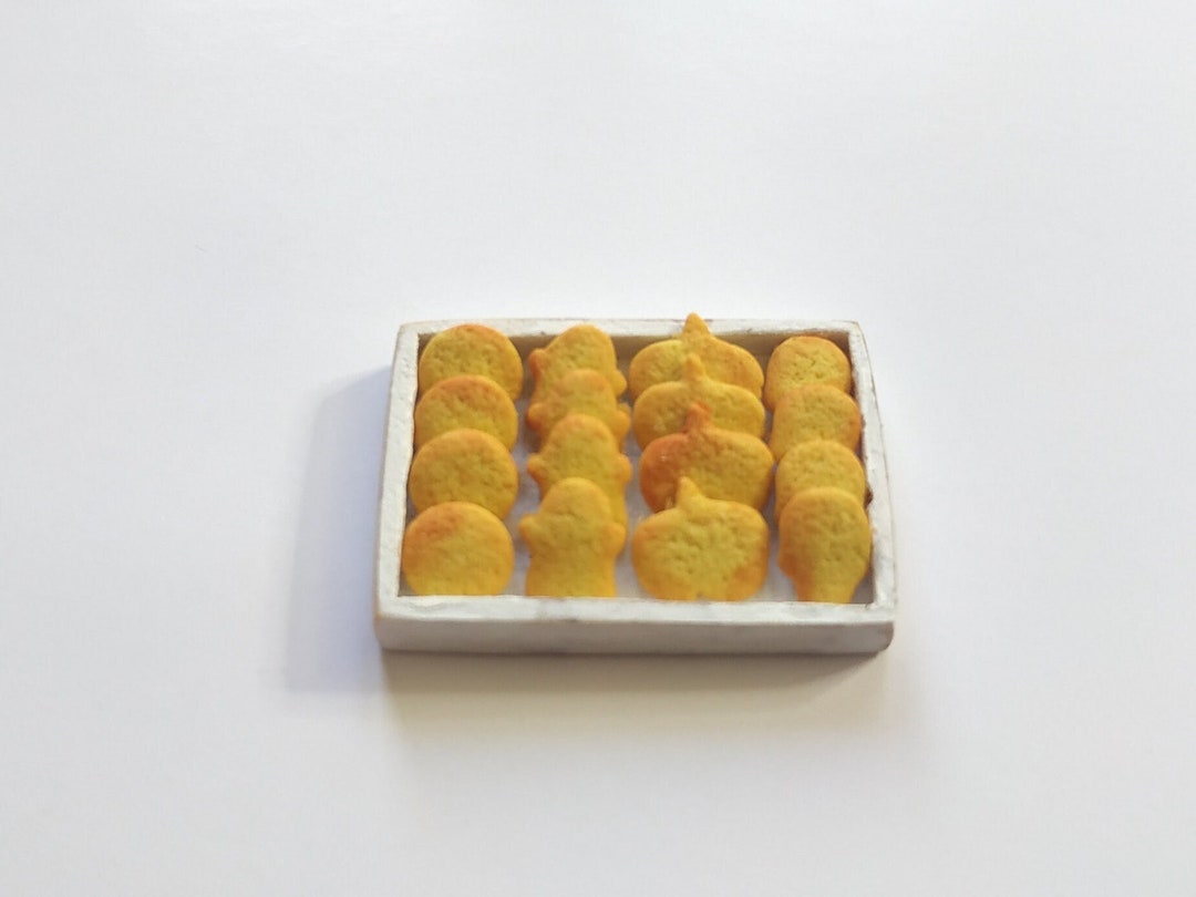 Miniature Shortbread Cookie Tray for Halloween, 1/12 Scale for ...