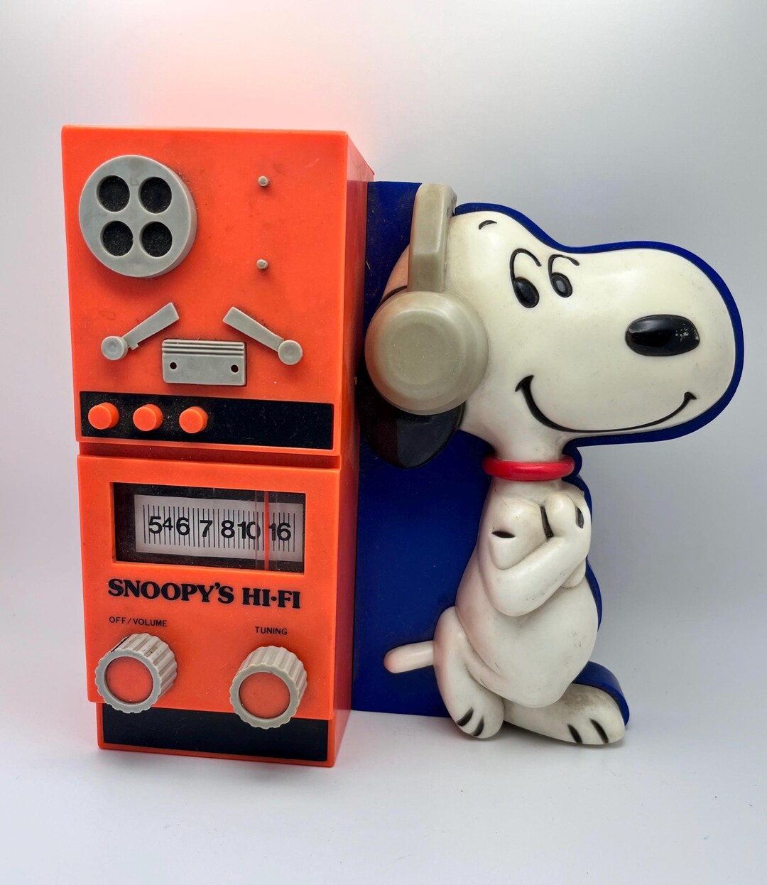 Restored Vintage Snoopy "hi-fi" AM Radio. Works! No Battery Cover. - Etsy