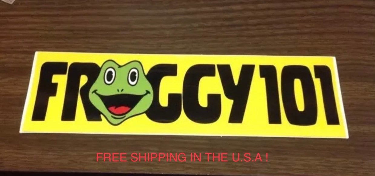 9” FROGGY 101 Bumper Sticker Decal the Office Dwight Schrute Desk ...