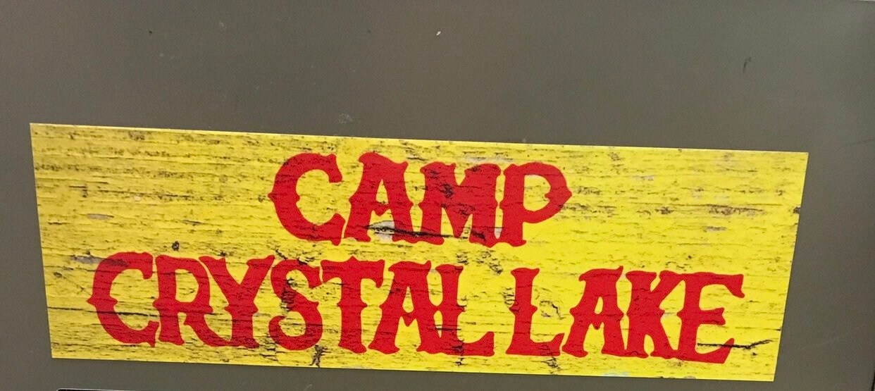 9” Camp Crystal Lake Sign Decal Bumper Sticker Friday the 13th Jason ...