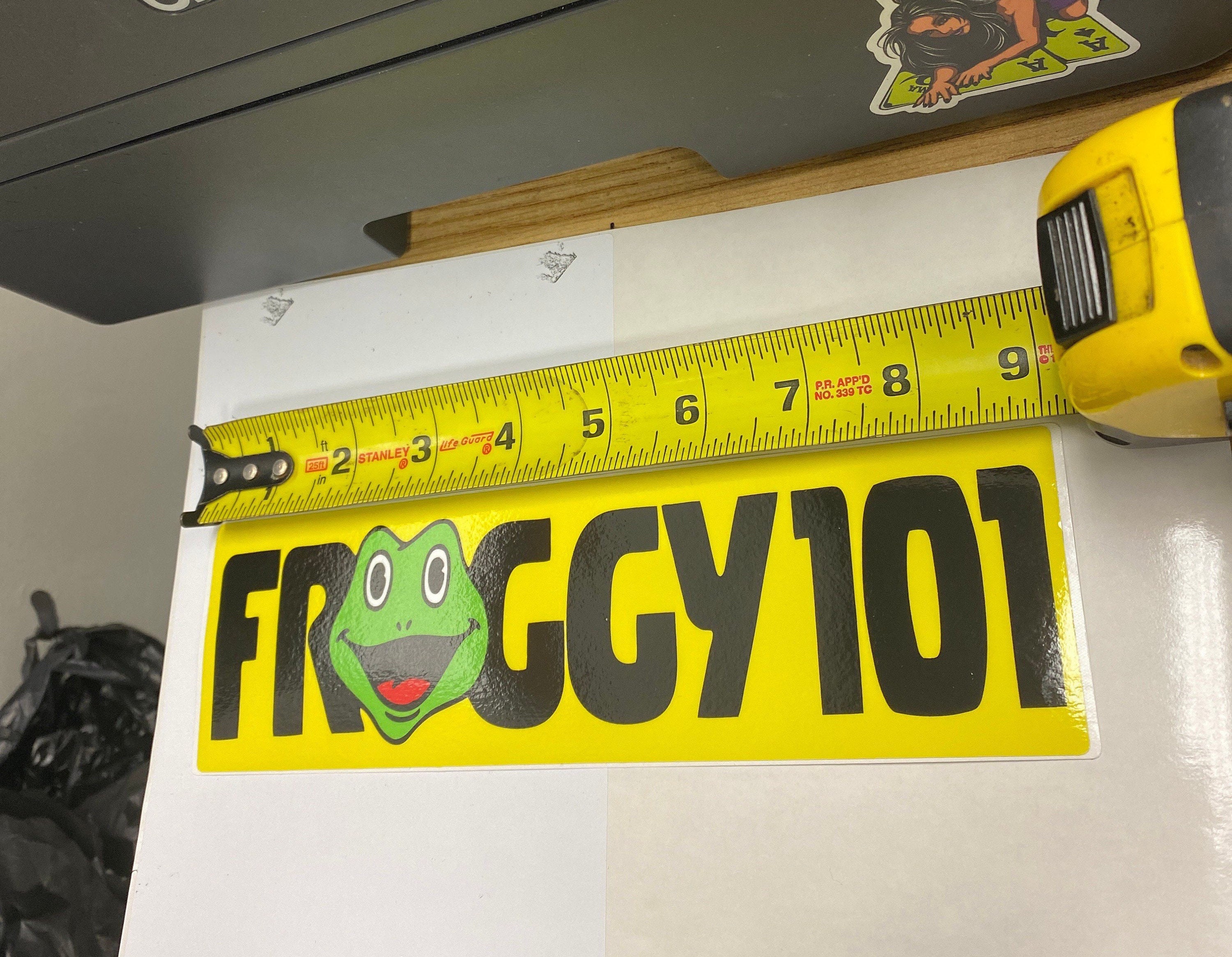 9” FROGGY 101 Bumper Sticker Decal the Office Dwight Schrute Desk ...