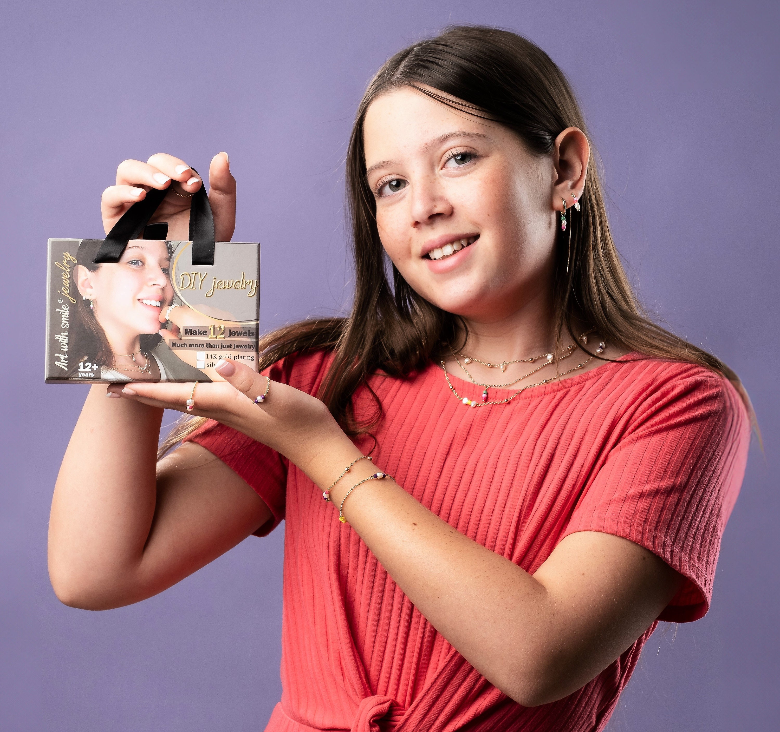 Jewelry Making Kit for Adults and Teens - Girls DIY Bracelet Making Kit ...