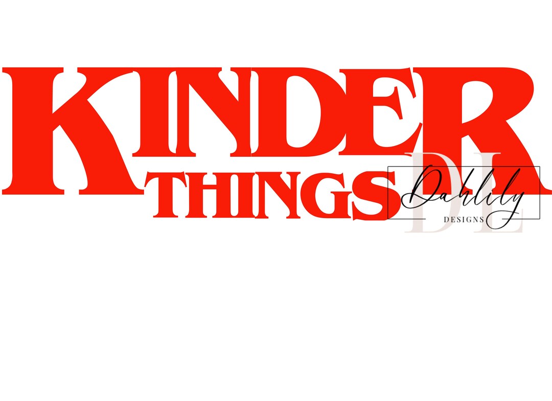 Kinder Things Png - Etsy