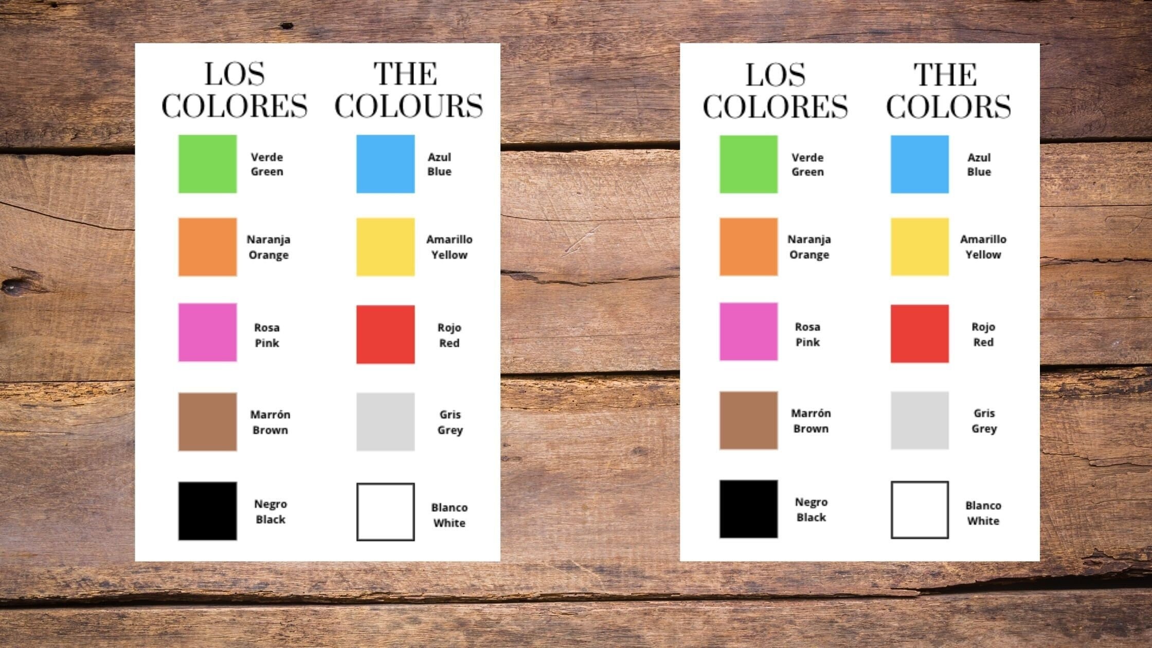 Wall Hangings Home & Living The colors The colours Los colores English ...