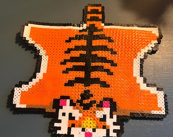 Tiger Perler Bead | Etsy