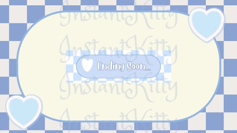 Cutesy Light Blue Animated Loading Screens Bundle: Starting Soon, Be ...