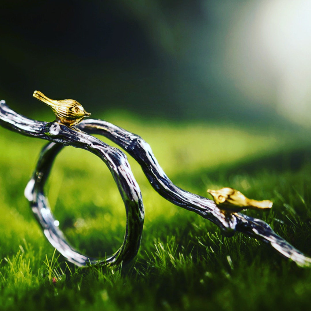 Enchanted Forest Ring With Sterling Silver - Etsy