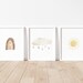 Rainbow, Rain Could and Sun Printable Watercolor Nursery Wall Art ...
