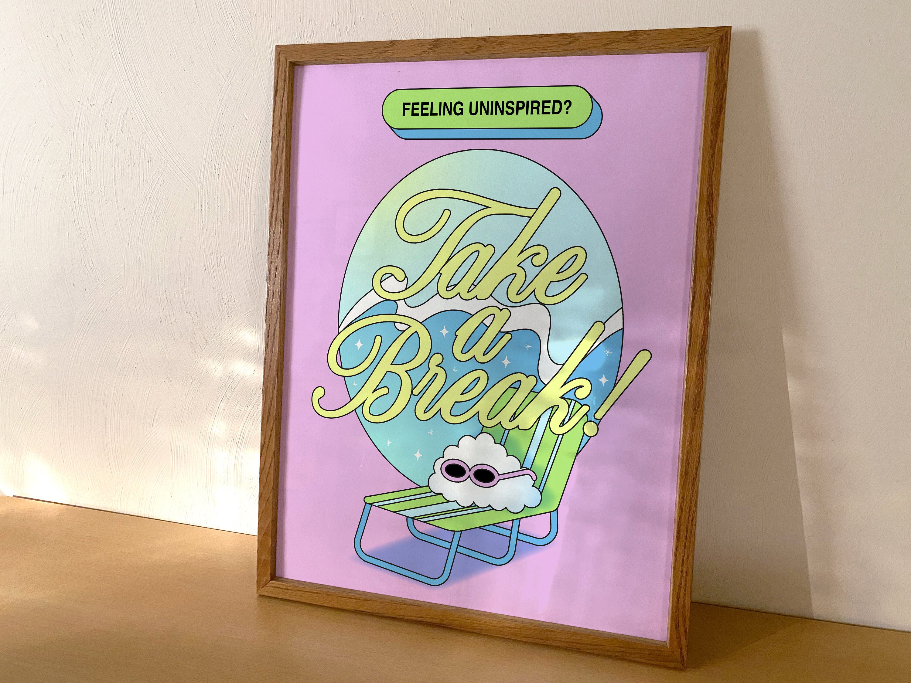 Take a Break! Printable Poster Digital Download - Etsy