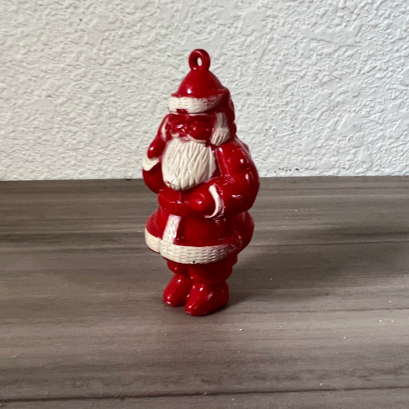 Plastic Santa - Etsy