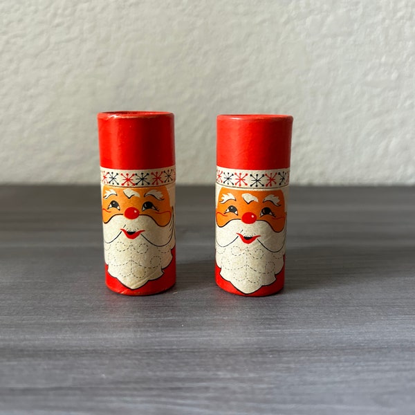 Vintage Santa Match Holder - Etsy