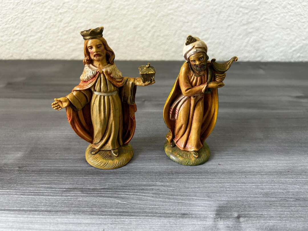 Vintage Italian Nativity Set 2, Fontanini Nativity Figurines Kings ...