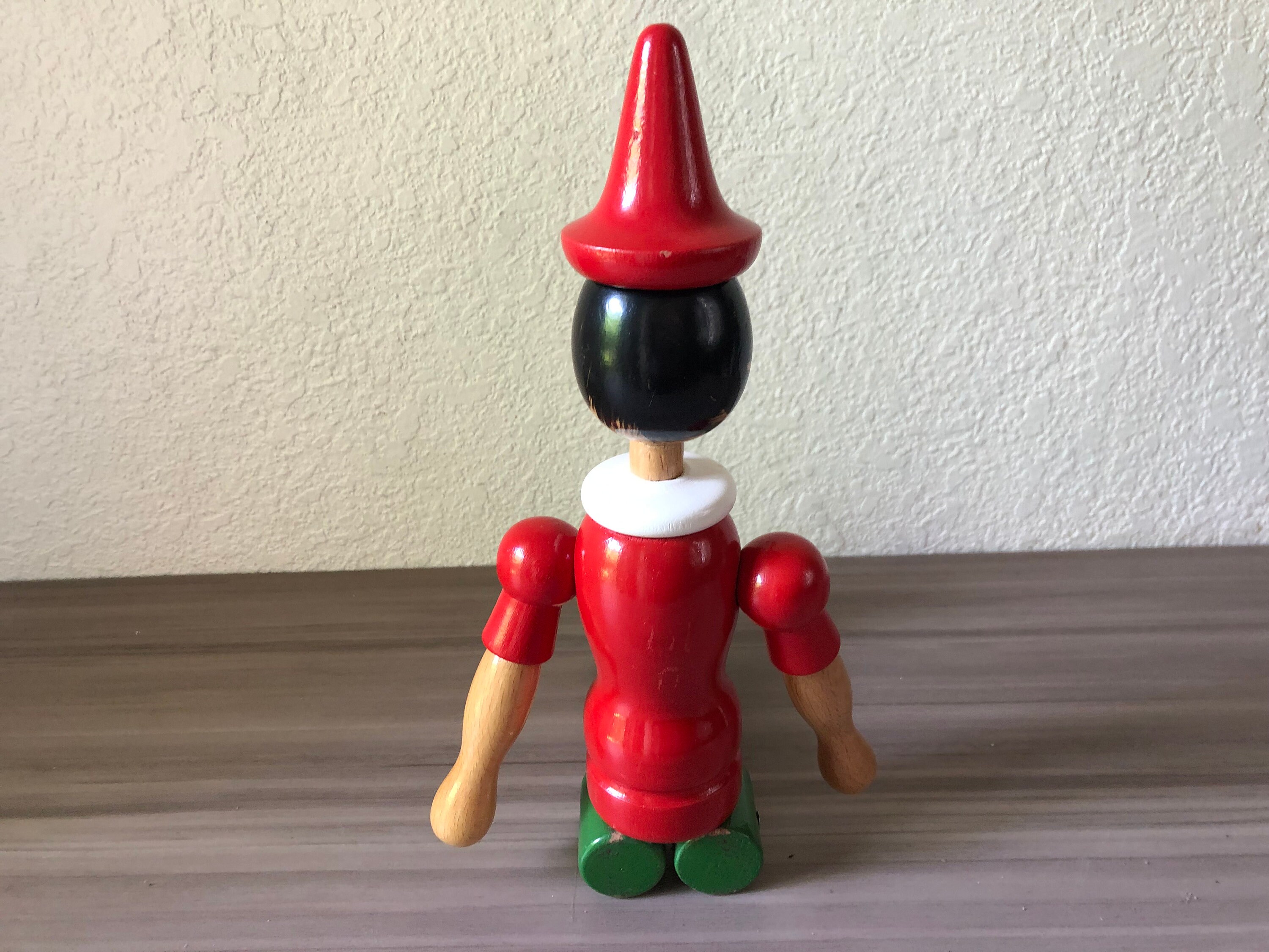 Vintage Christmas, Vintage Wood Pinocchio 16” Jointed, Made in Italy ...