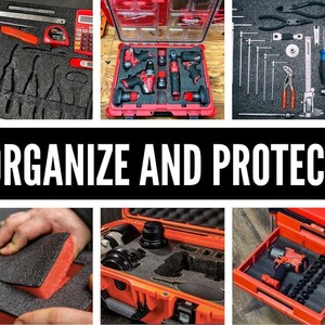 Customizable Tool Box Organizer Tool Foam | 24"x48" 3 Sheets | Tool Box ...