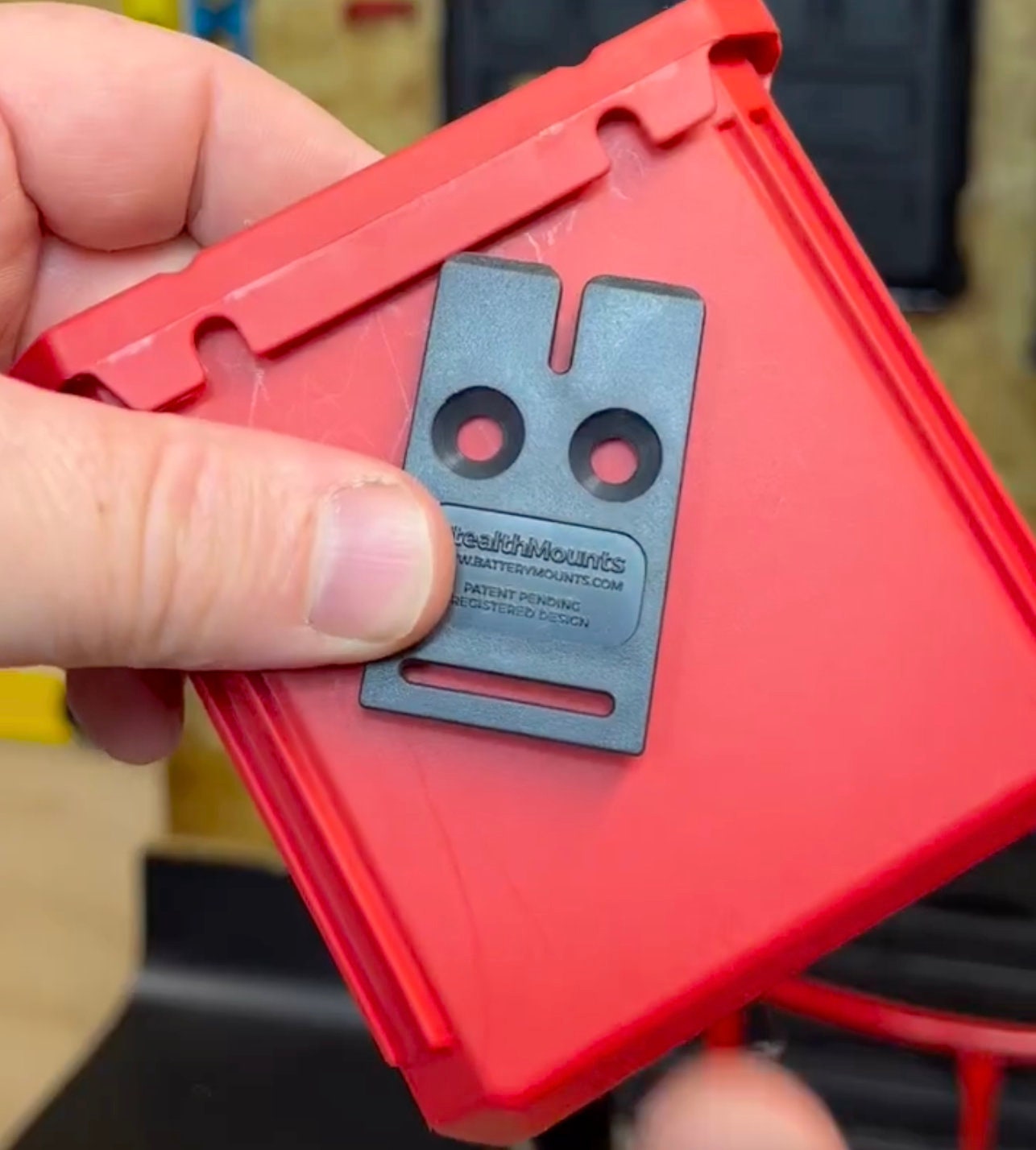 Milwaukee Packout Organizer Bin Mounts Mount on Walls, Workbenches and ...