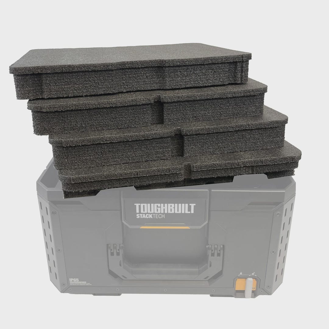 Toughbuilt Stacktech Large Tool Box - Kaizen Inserts - Etsy
