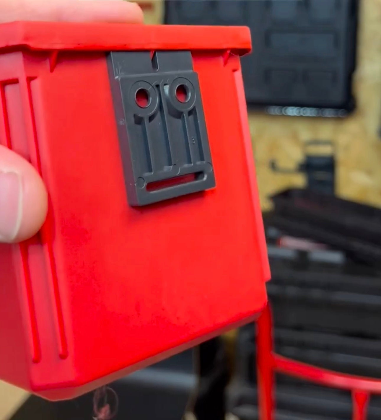 Milwaukee Packout Organizer Bin Mounts Mount on Walls, Workbenches and ...