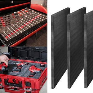 Customizable Tool Box Organizer Tool Foam | 24"x48" 3 Sheets | Tool Box ...