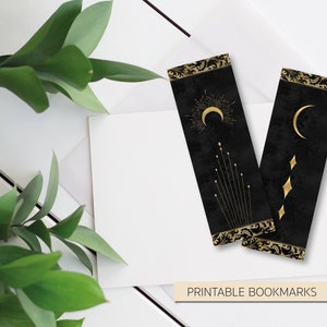 3 Printable Bookmarks Celestial | Set of 3 Celestial Bookmarks ...