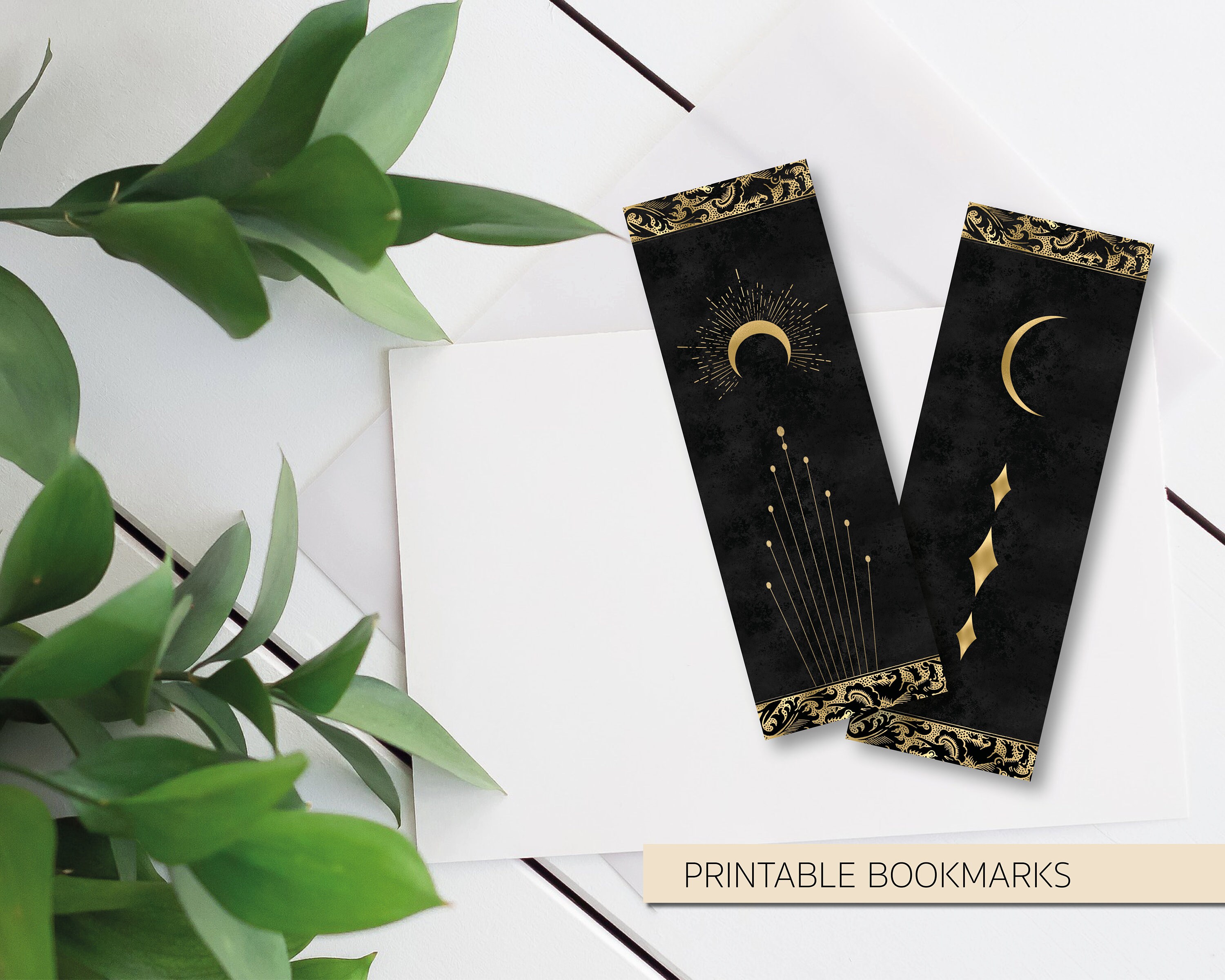 3 Printable Bookmarks Celestial Set of 3 Celestial Bookmarks Stellar ...
