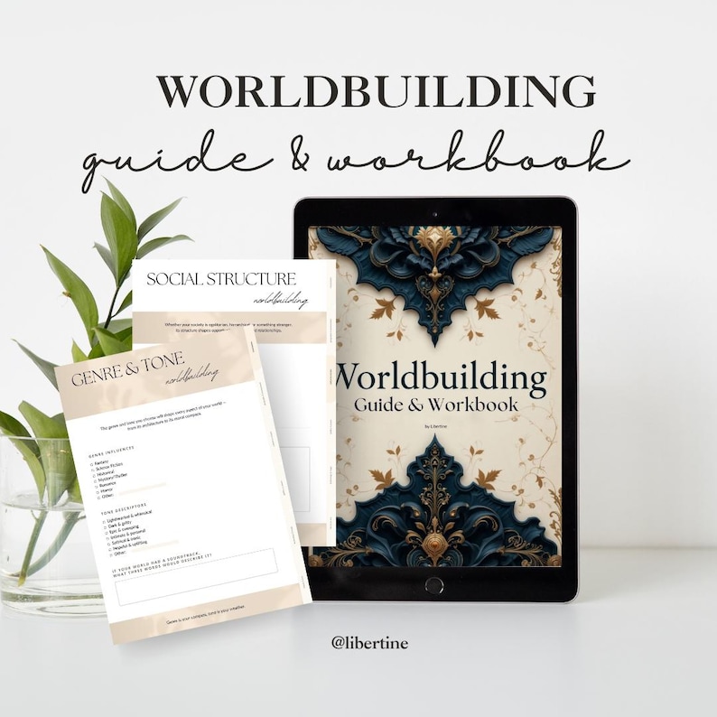 Worldbuilding Creative Writing Workbook | 6-chapter (40+ Pages ...
