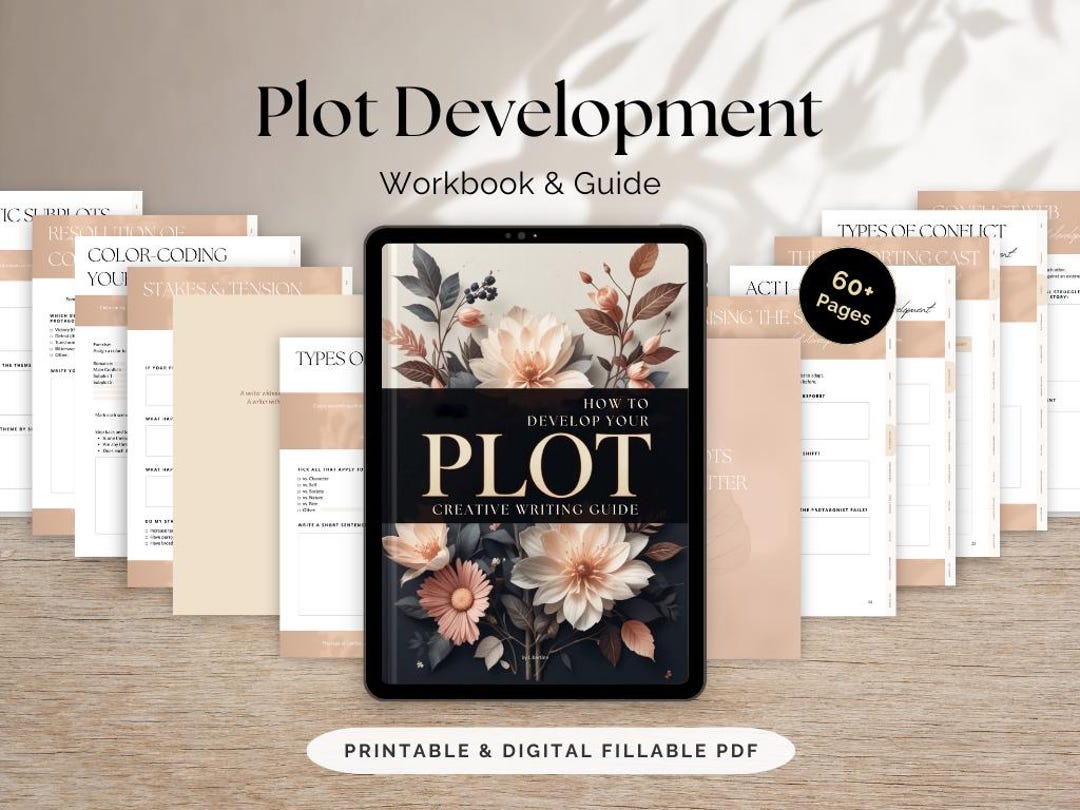 Plot Development Workbook | Interactive PDF Writing Guide | Story ...
