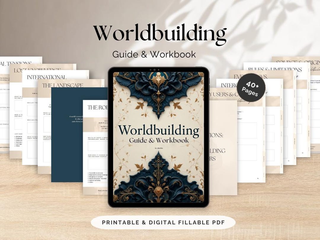 Worldbuilding Creative Writing Workbook | 6-chapter (40+ Pages ...