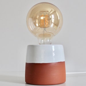 Red Small Table Lamp, Bedside Mini Cute Lamp, Livingroom Boho Lamp ...