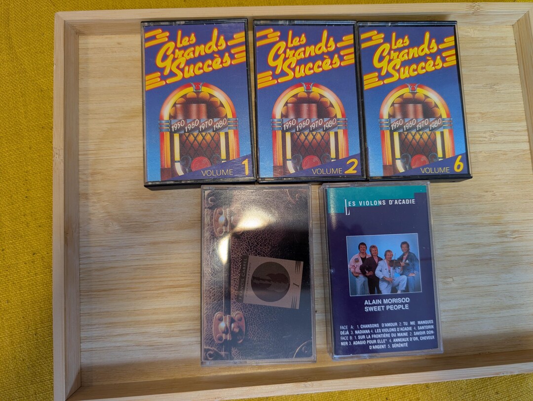 Vintage French-language Cassettes - Etsy
