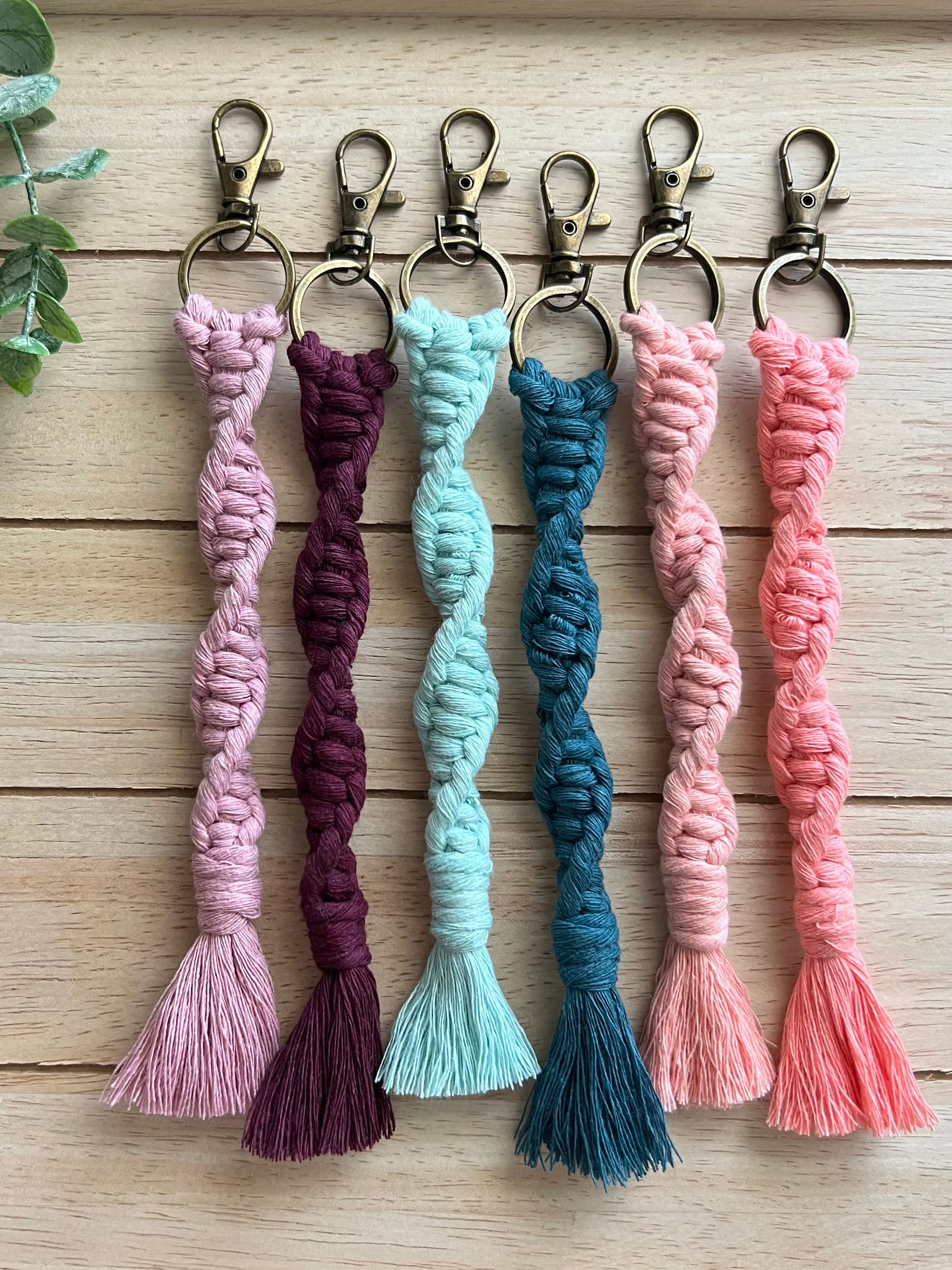 Macrame Keychain - Etsy