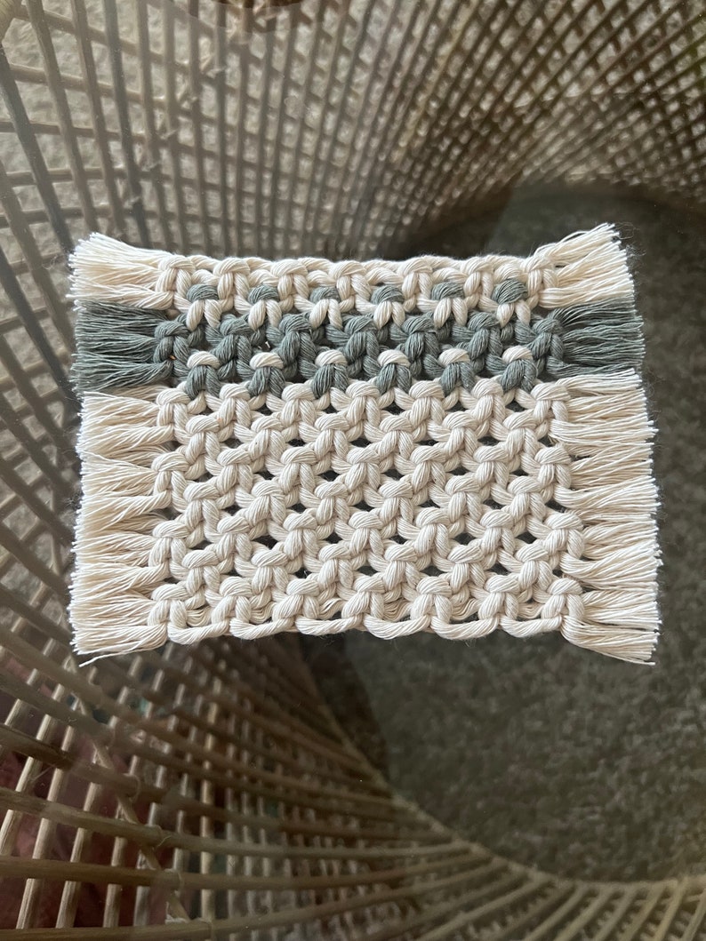 Macrame Coasters Mug Rugs Boho Home Decor Macrame - Etsy