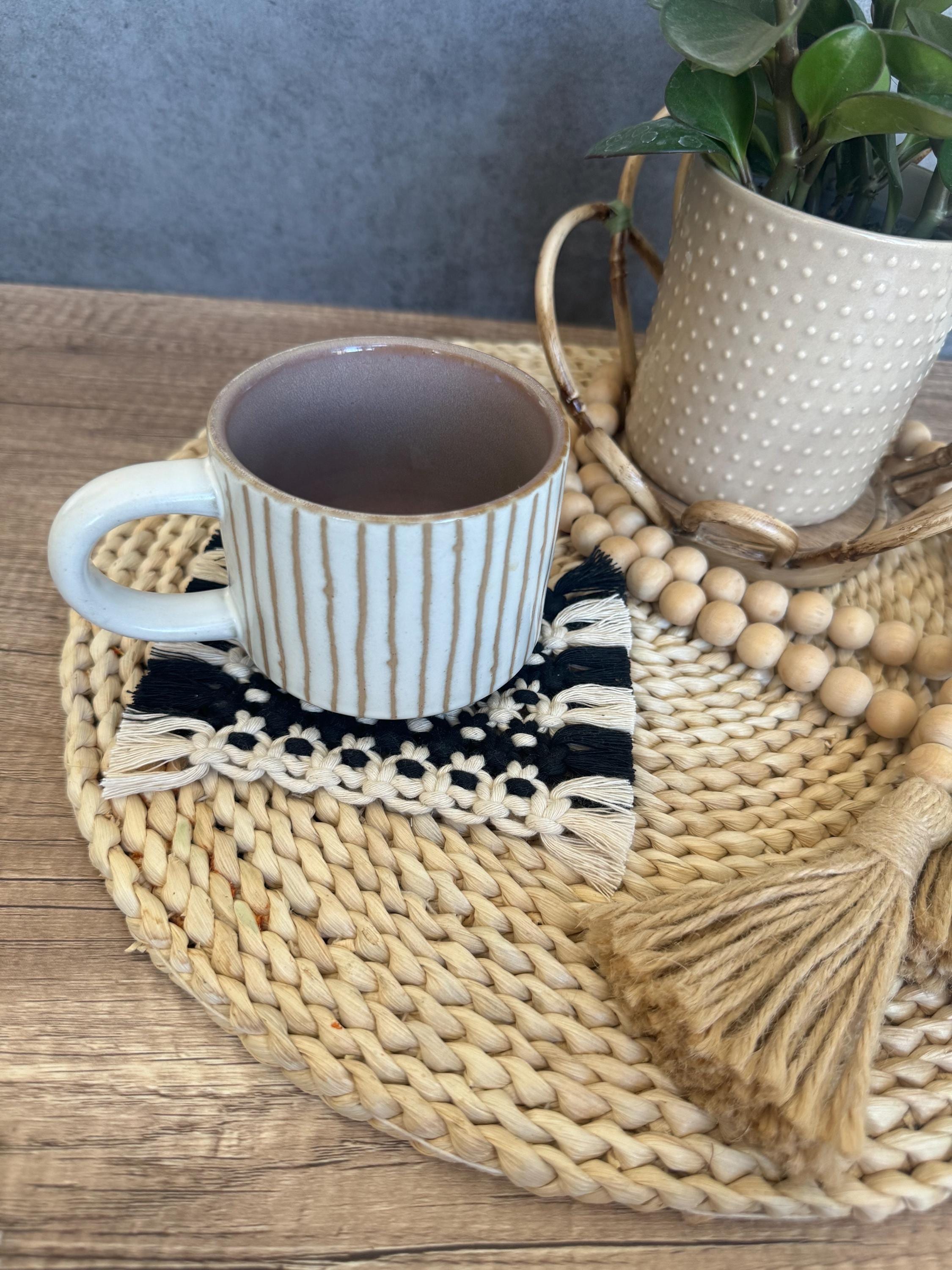 Macrame Coasters | Mug Rugs | Home Decor | Fall Decor | Trendy ...