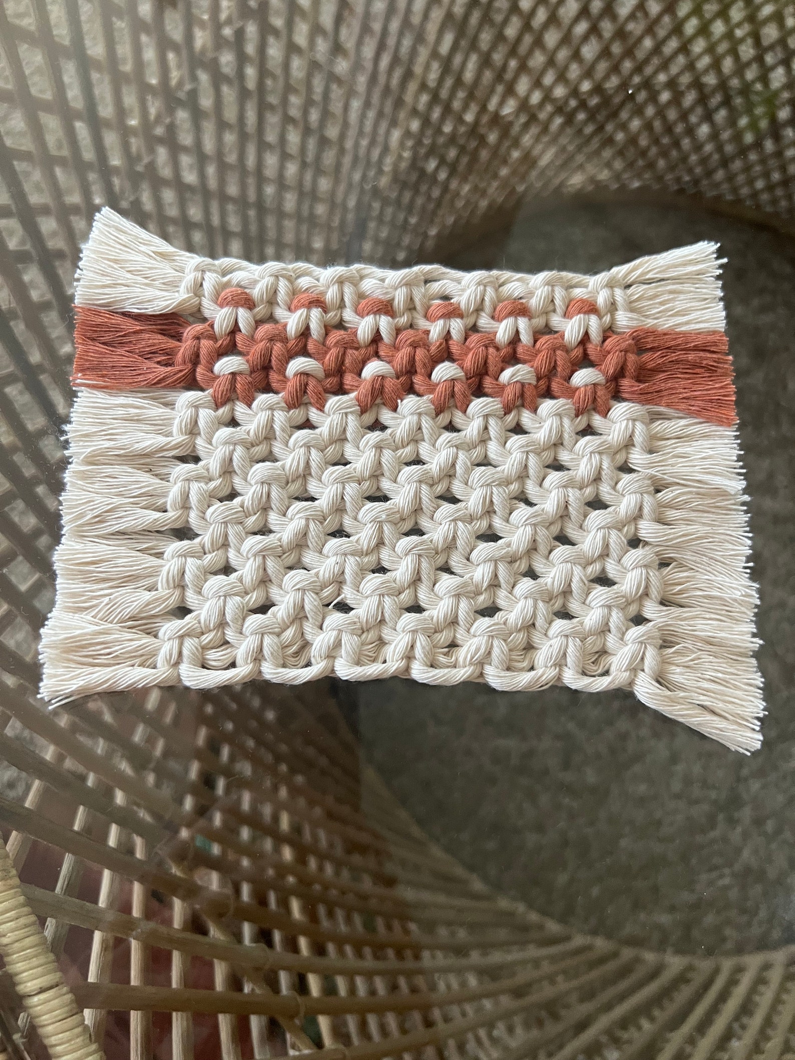 Macrame Coasters Mug Rugs Boho Home Decor Macrame - Etsy