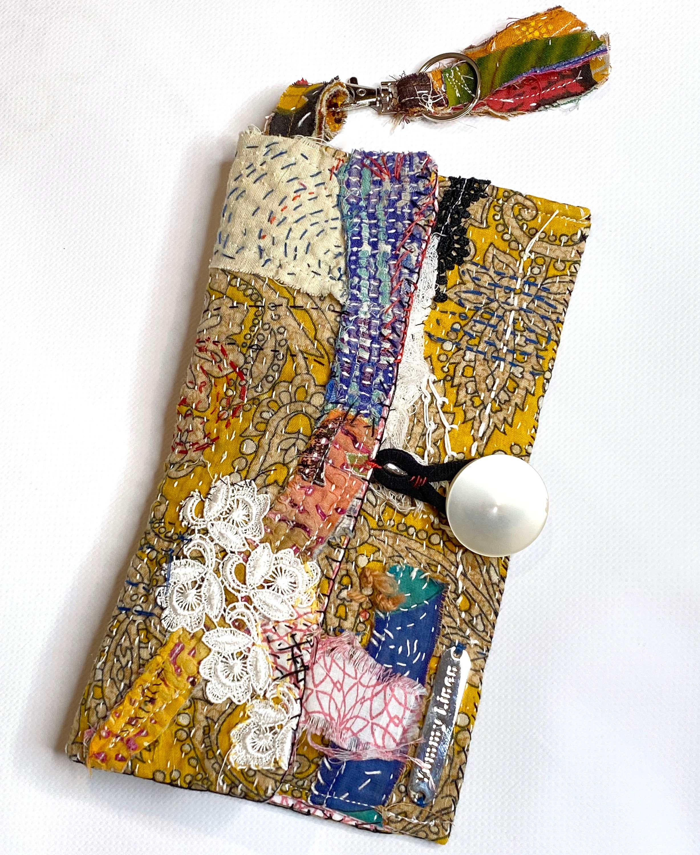 Patchwork Sashiko Boro Purse Slow Stitched Kantha Pouch Sustainable Gift Repurposed Slow Fashion ...