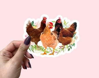 Chicken Lover Sticker - Etsy