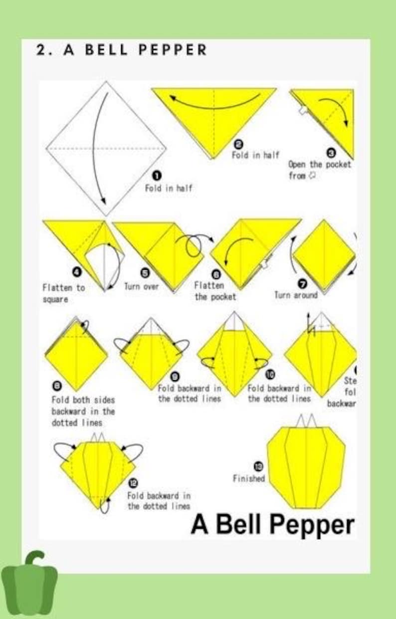 100 Origami Designs With Instructions: DIY Paper Folding (PDF) - Etsy