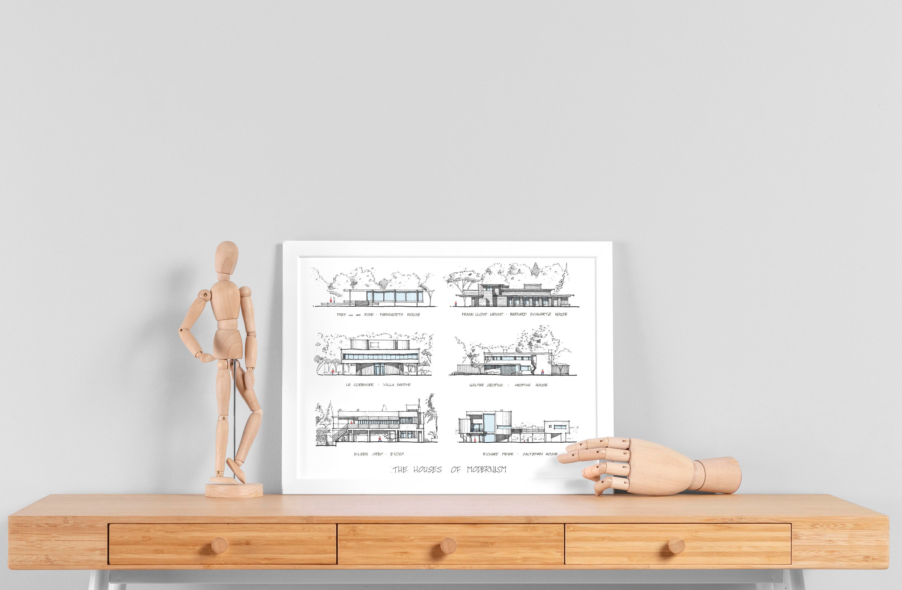 Houses of Modernism, Mies Van Der Rohe, Le Corbusier, Eileen Grey ...