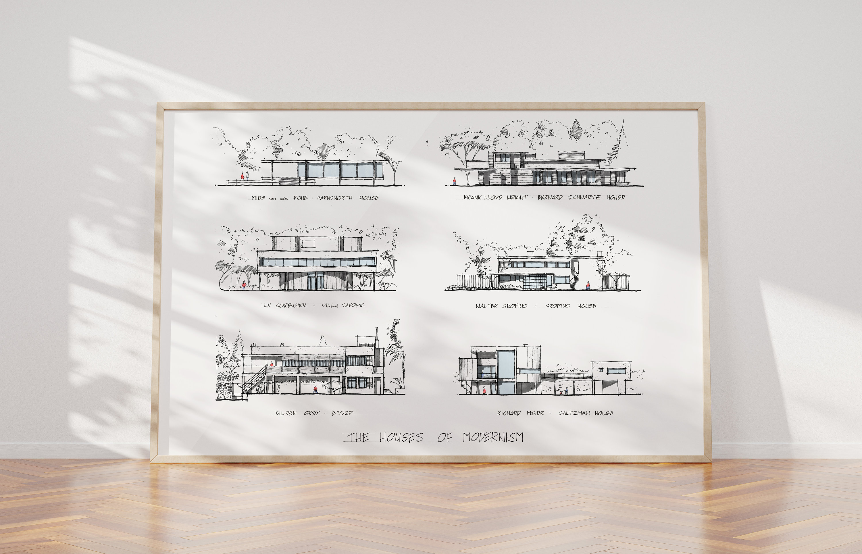 Houses of Modernism, Mies Van Der Rohe, Le Corbusier, Eileen Grey ...