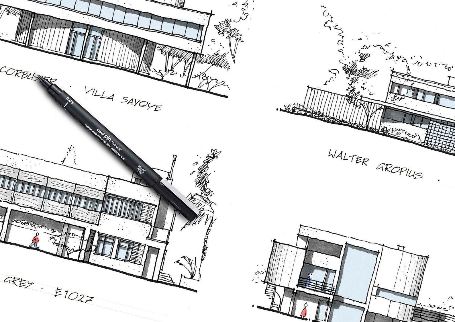 Houses of Modernism, Mies Van Der Rohe, Le Corbusier, Eileen Grey ...