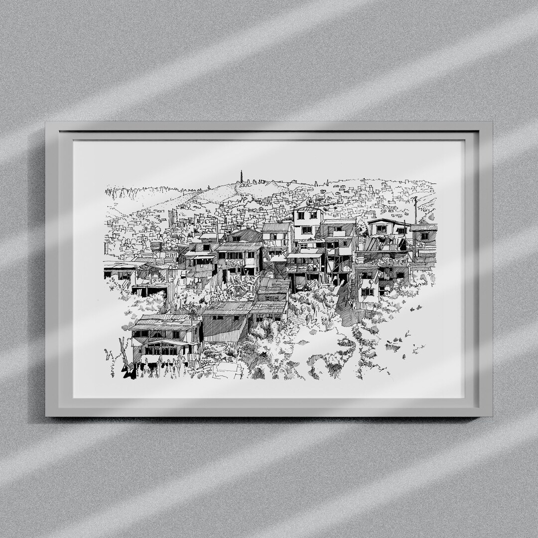 Chilean Favelas, Valparaiso City, South American Architecture ...